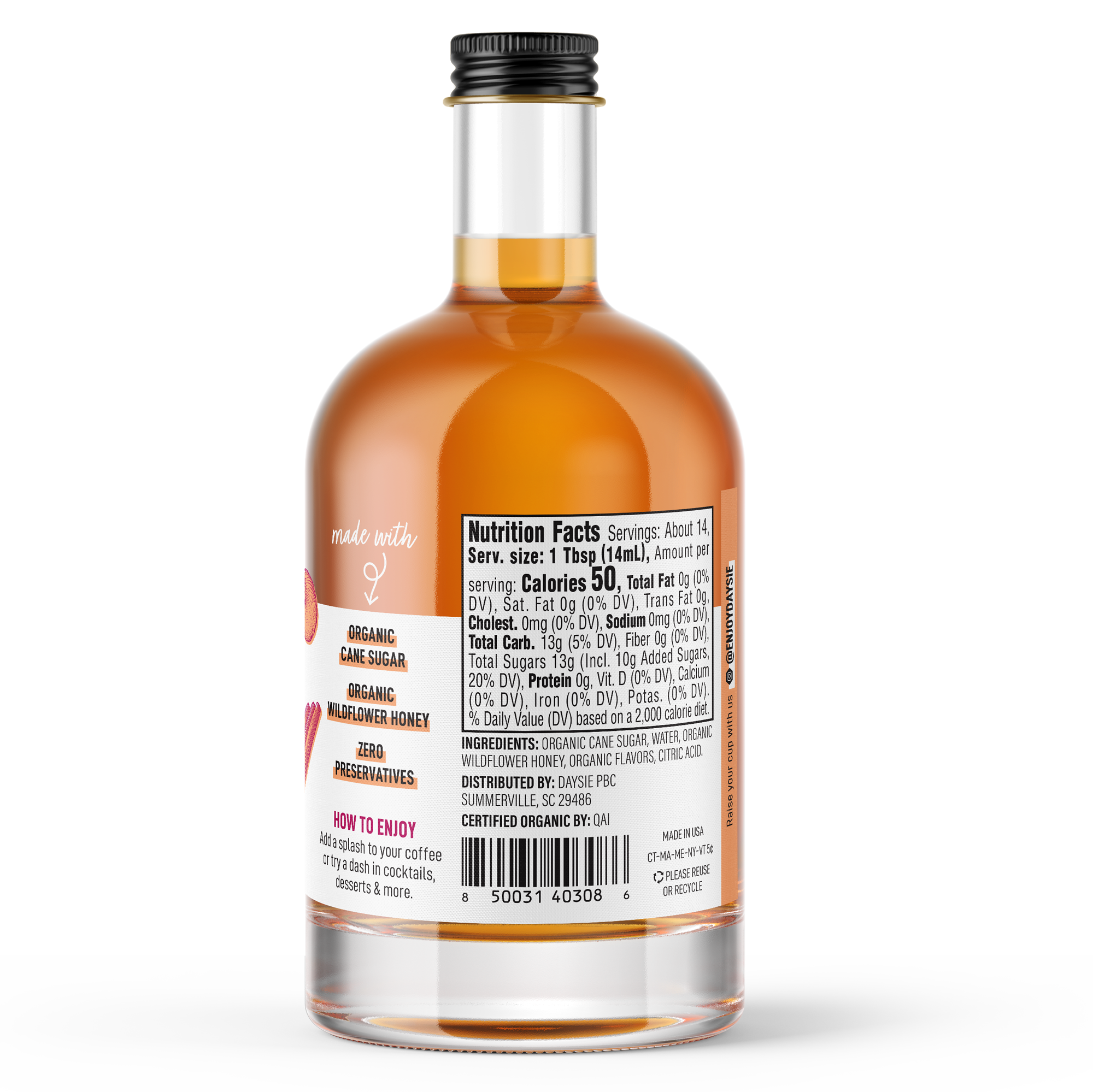 Daysie Organic Syrups - Pumpkin Spice